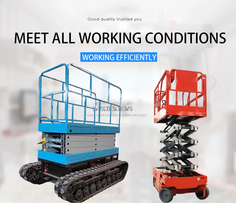 Motor Driving Self-propelled Scissor Lift /hydraulic Lift Table - Buy ...