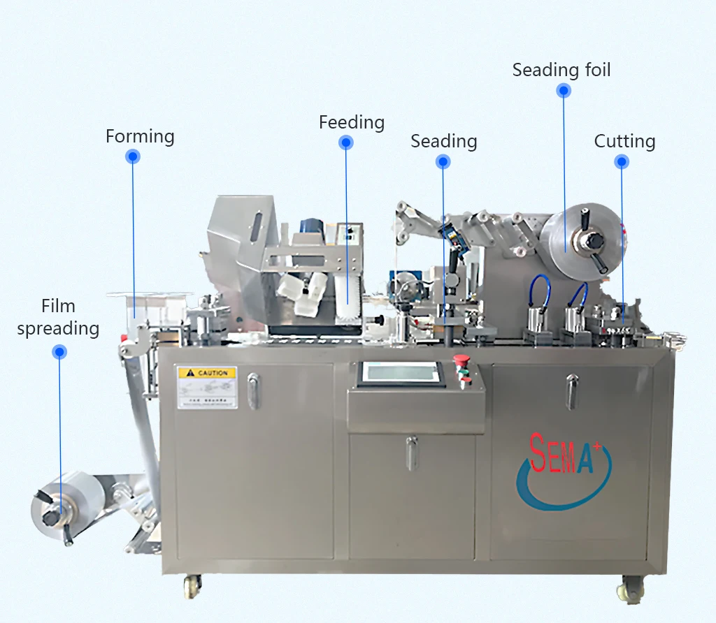 Automatic Mini Blister Pack Chewing Gum Pharm Tablet Capsule Candy Pill ...