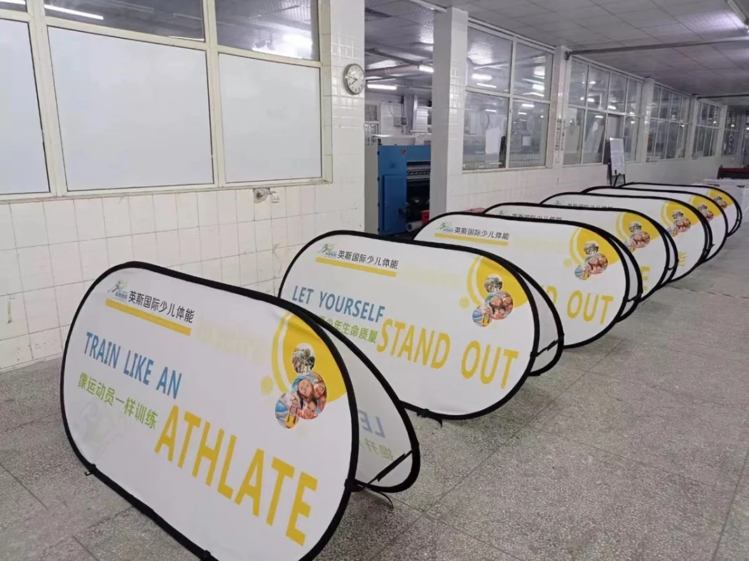 Exhibition Folding Pop up Frame Banner Stand - Bean Banners