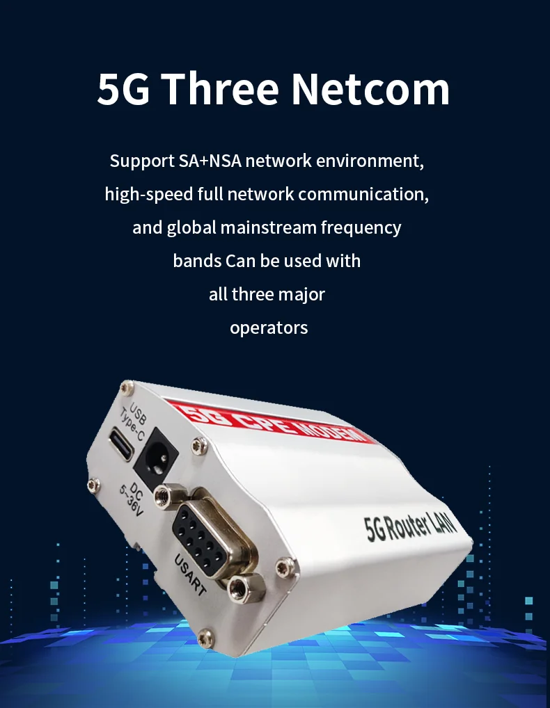 5g CPE Modem Industrial Router With SIM Card Slot Can Access the ...