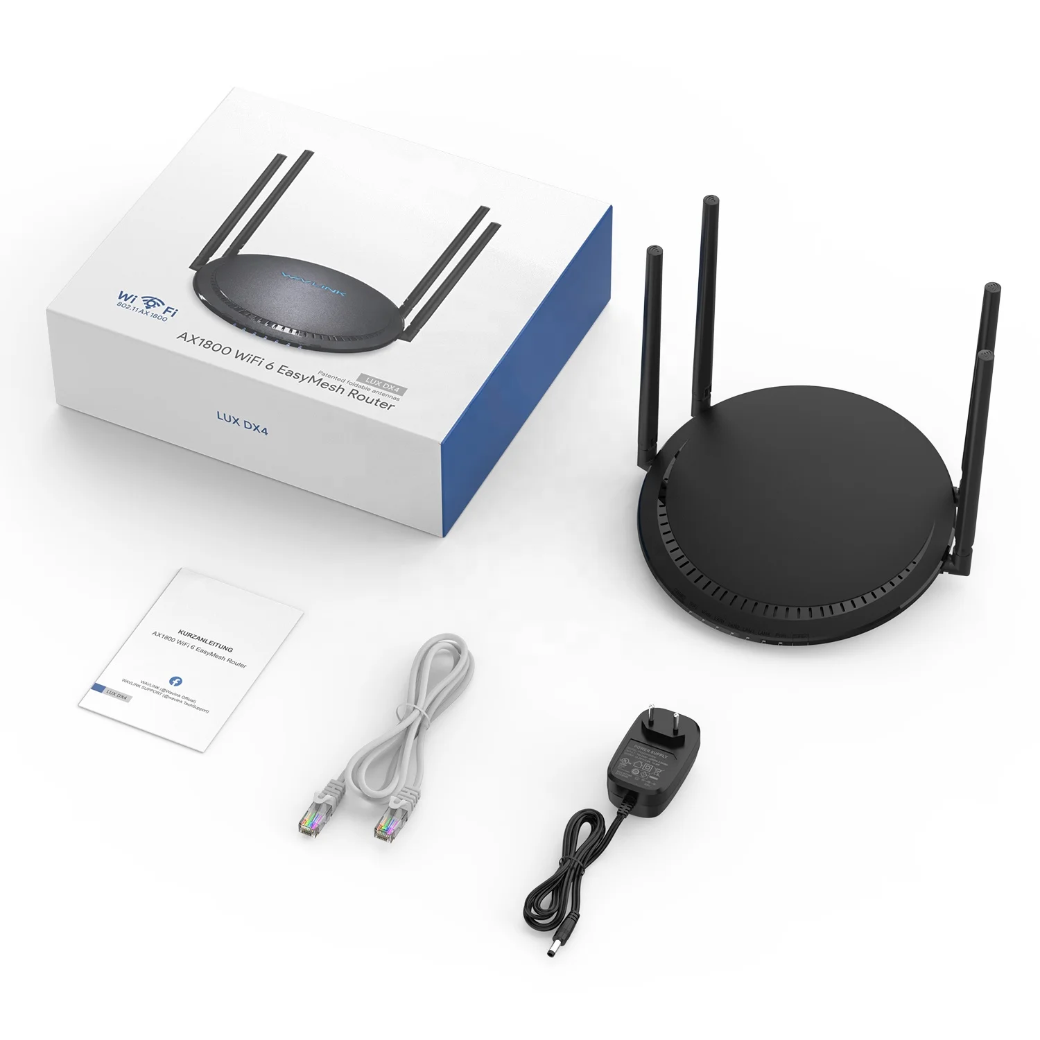 AX1800 Mesh WiFi 6 4G Modem Router 1800Mbps Mesh WiFi 6 5dBi High Gain ...