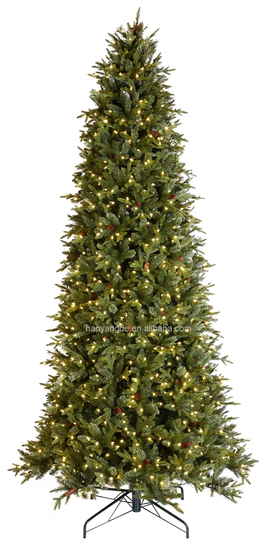 12ft Giant Outdoor Lighting Christmas Tree 3.6m Prelit Artificial Xmas ...