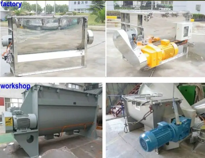 11 Cubic Foot Ribbon Blender Stainless Steel Mixer 2 Ton Ribbon Feed ...