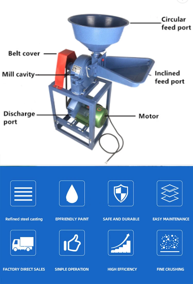 Sorghum Potato Milling Machine Ultra Fine Grind Wheat Flour Mill ...