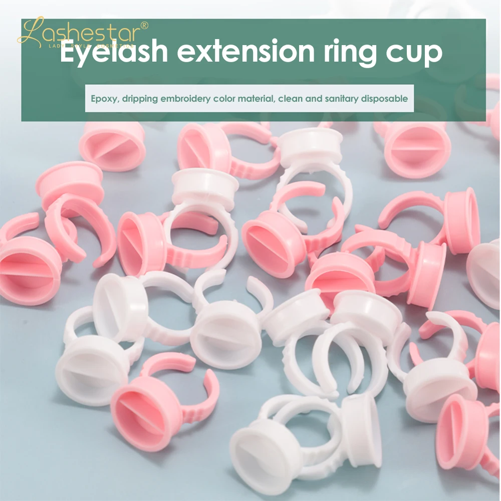 Lashstar Custom Crystal Eyelash Extension Las Tiles Eyelash Pallet Glue ...