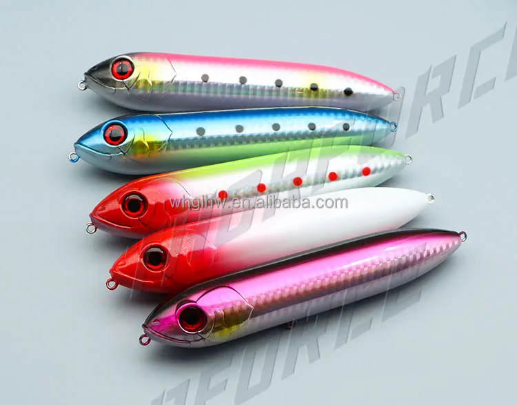 Thor Force Abs Plastic Bait 130mm 25g Top Water Floating Pencil Lure ...