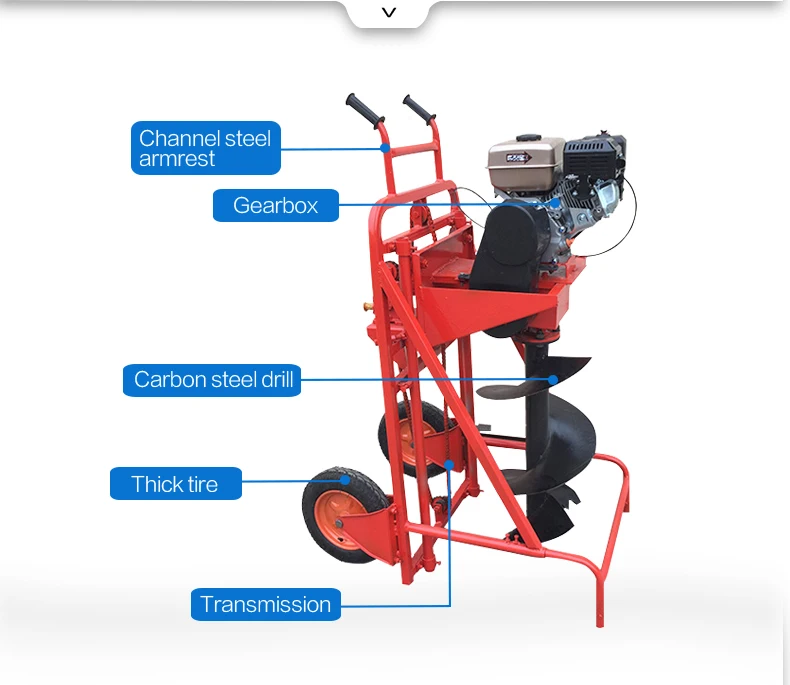 Earth Auger Pole Erection Machine Auger Bore Pile Foundation Machine ...