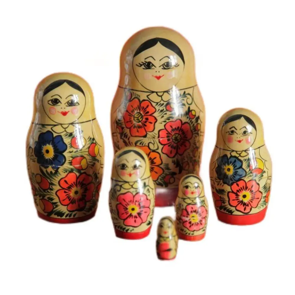 Alibaba.com: 5-piece wooden rabbit nesting dolls, egg-shaped stacking ...