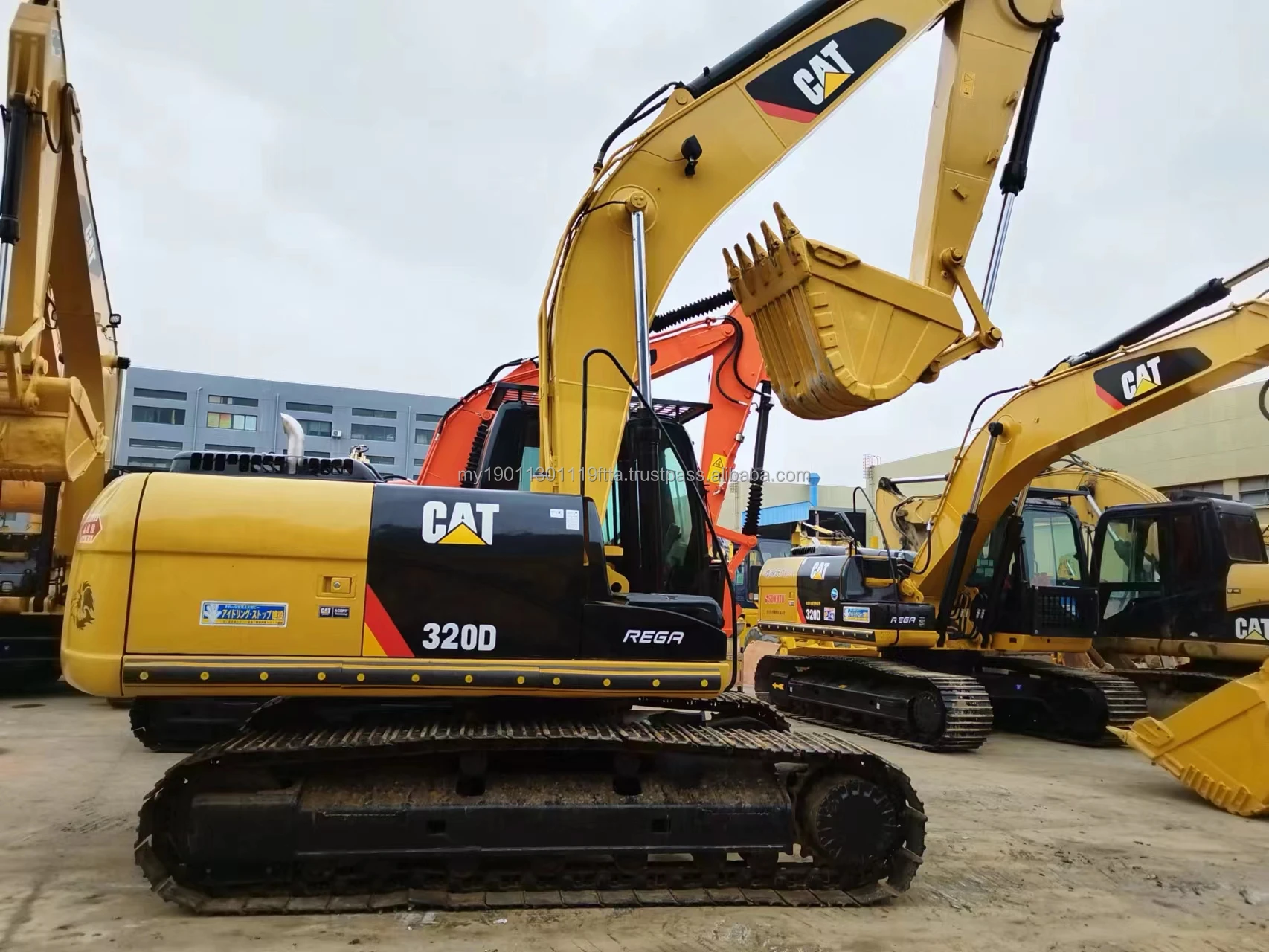 Japan Used Caterpillar 320d 20 Ton Hydraulic Tracked Excavator Heavy ...