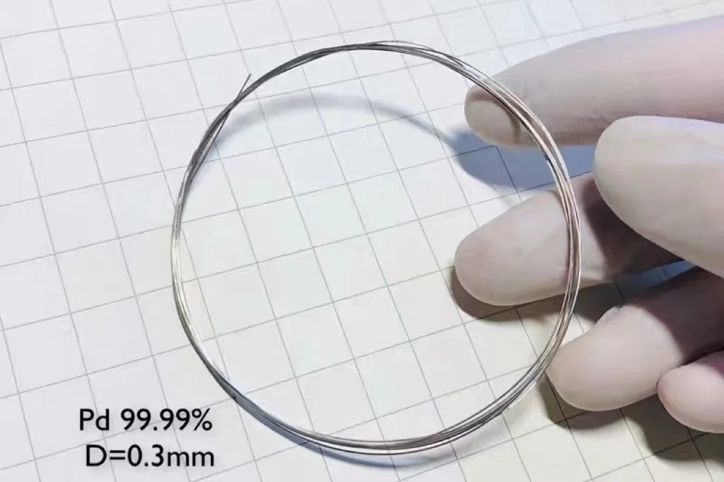 Palladium Metal Wire 99.99% Element Pd Pure Diameter 0.3mm - Buy ...