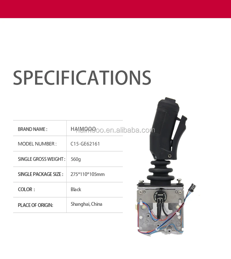 Genie Manlift Joystick Controller - Deadman Switch Safety