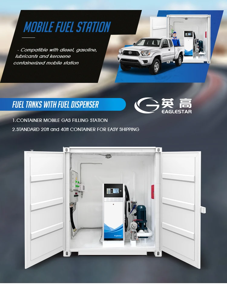 40ft Container Portable Fuel Station Storage Containers Tank Without ...