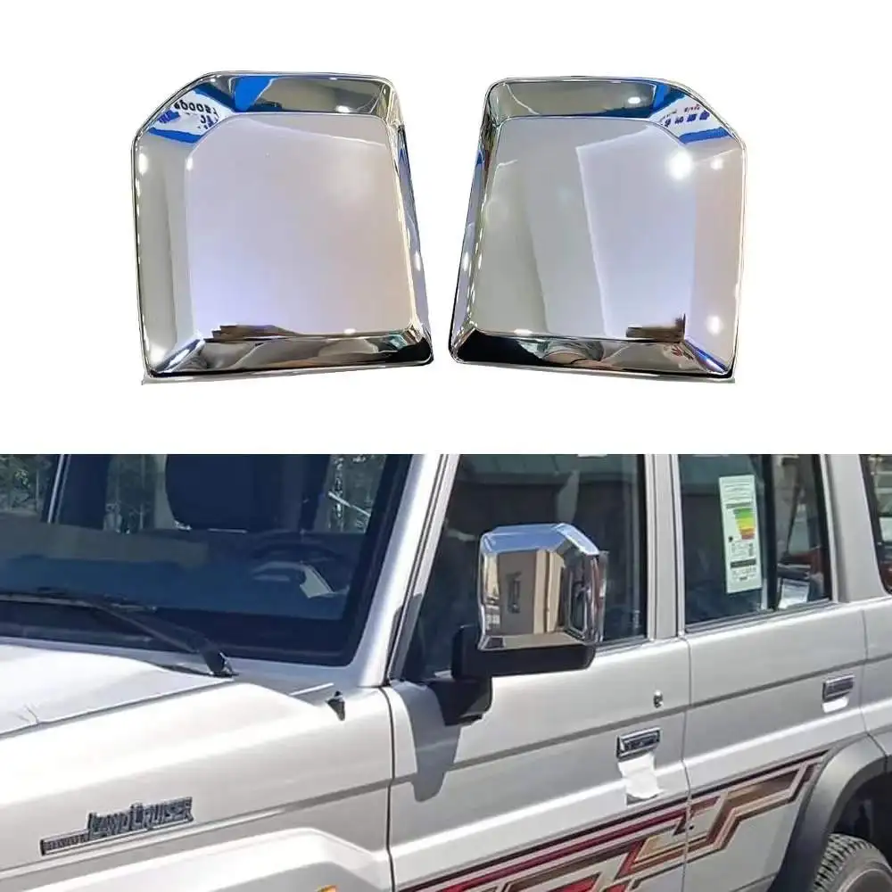 2024 Toyota Land Cruiser LC70 Side Mirror Covers - Chrome