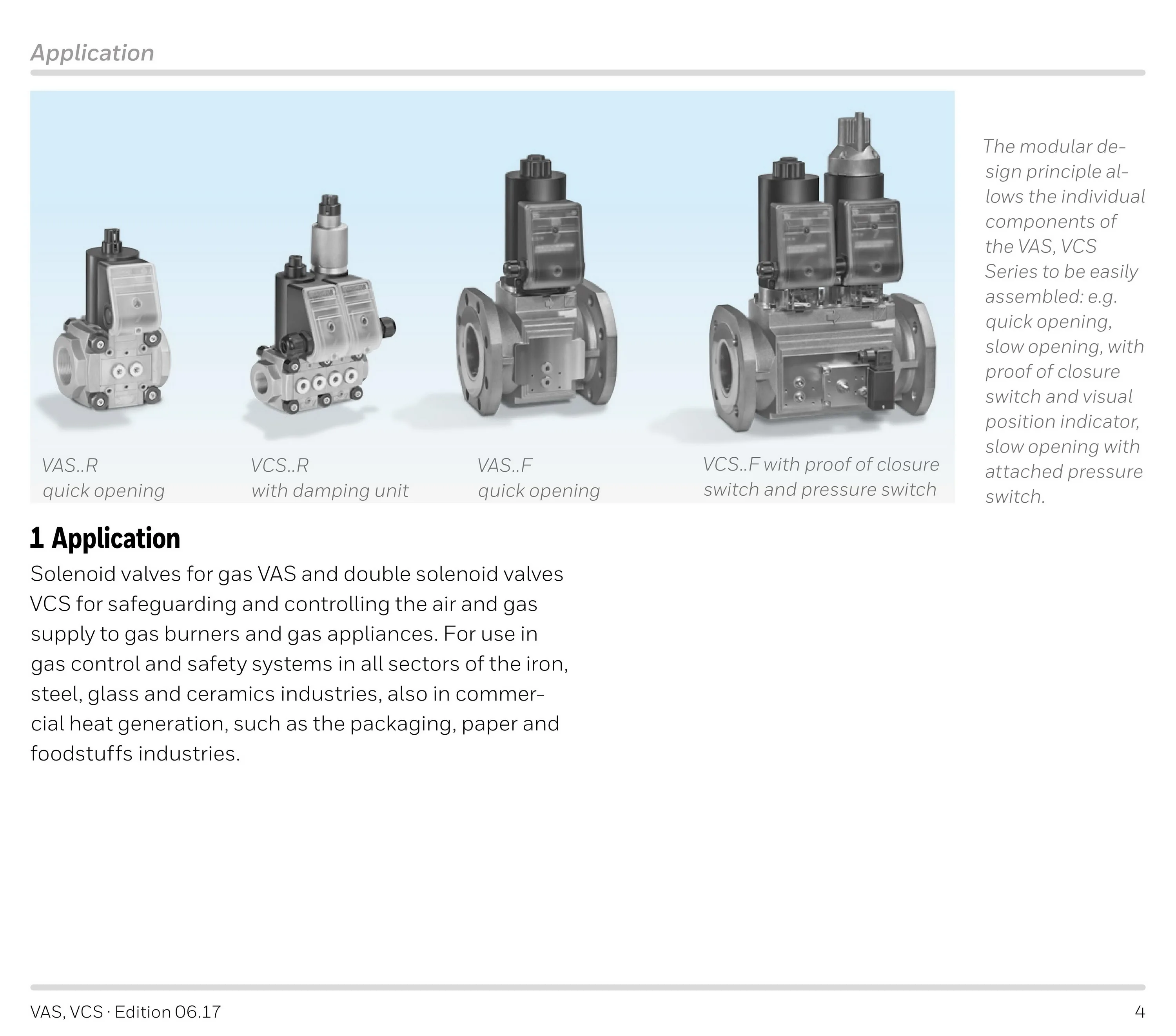 Kromschroder Double Solenoid Valves Vcs Series Fast Open + Slow Open ...