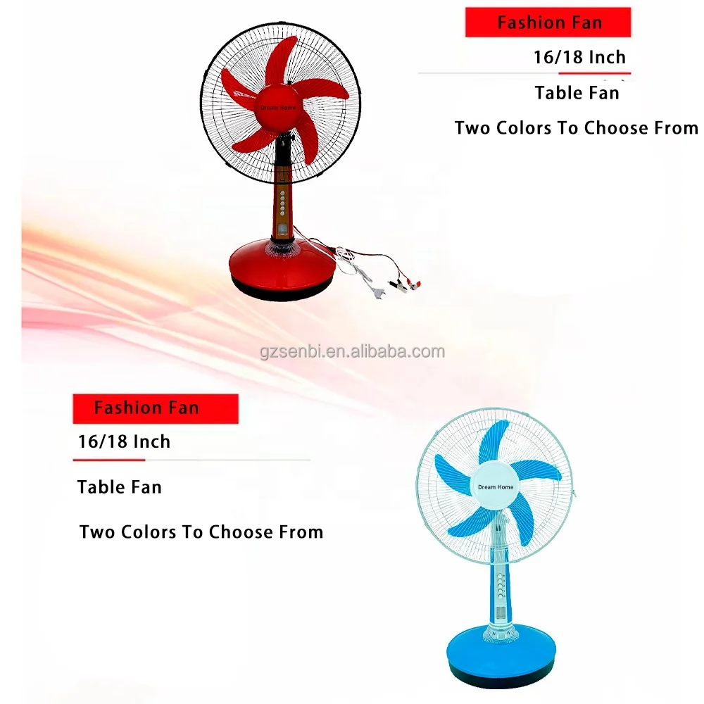 18 Inch Solar Desk Fans DC Table Fan with Light| Alibaba.com