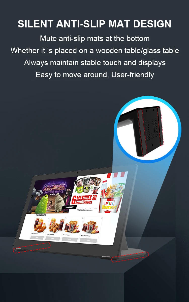 Oem L Shape 10.1 Inch Touch Screen Customer Feedback Evaluator ...