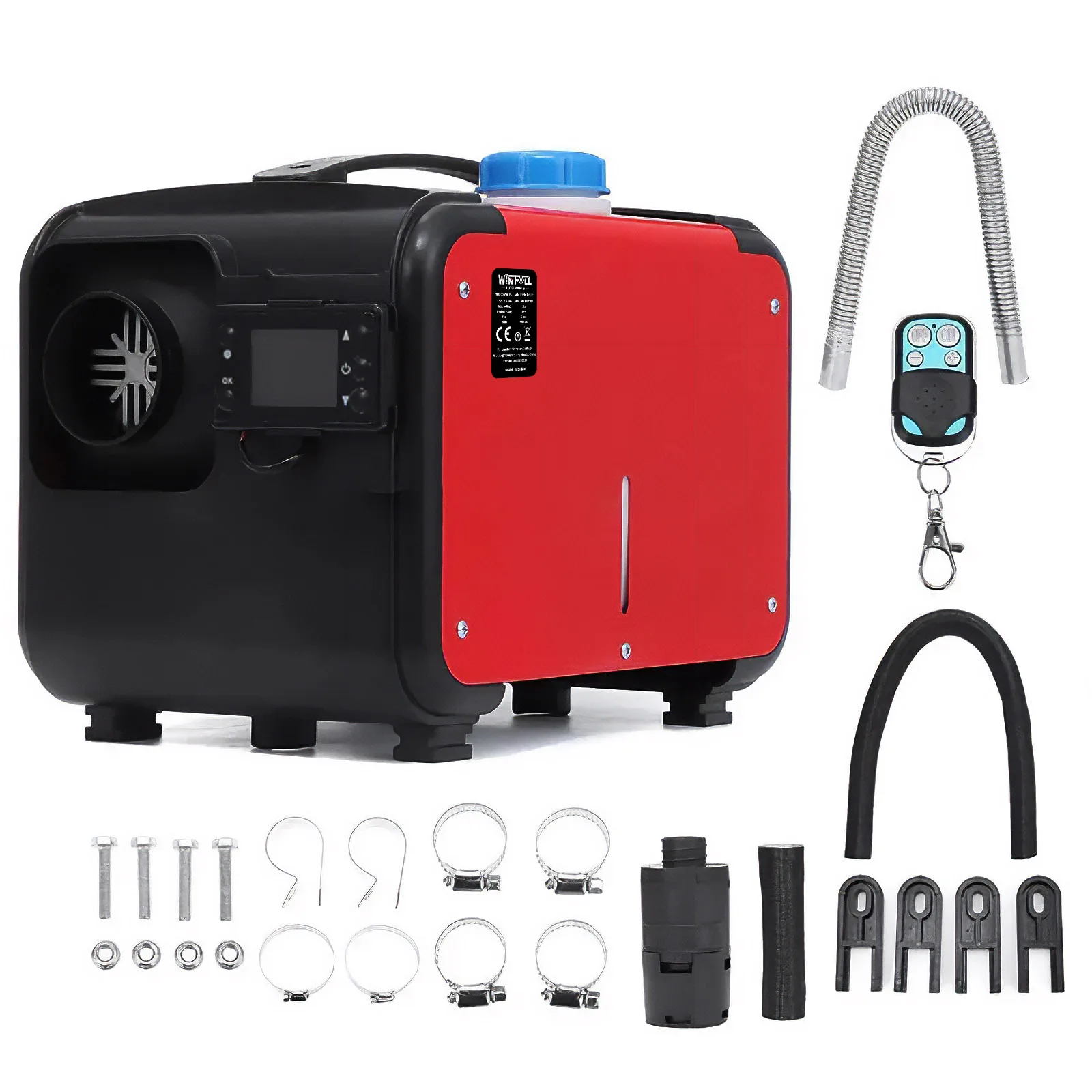 12V 24V 220V Portable Diesel Air Heater with LCD Monitor Remote Control ...