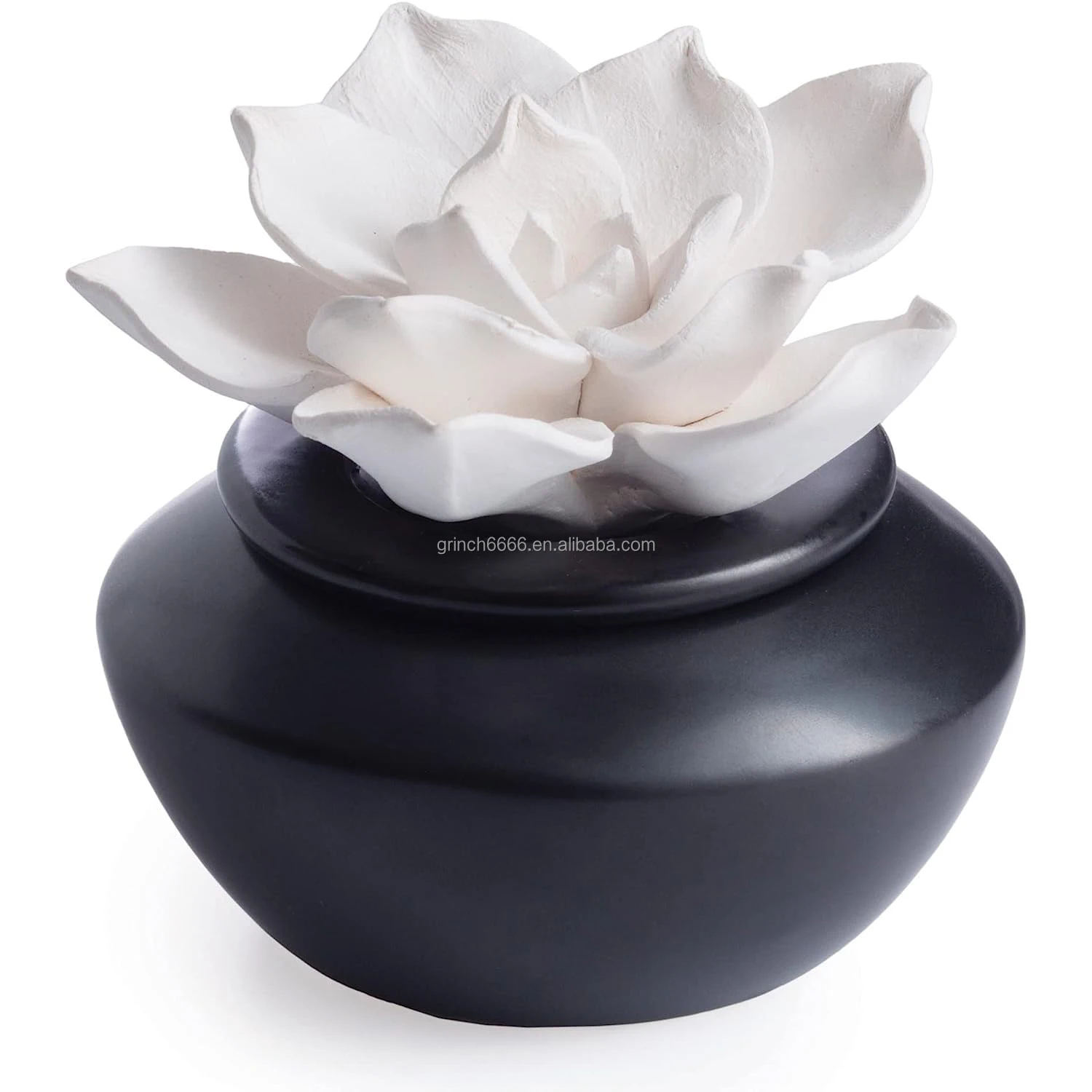 Gardenia Passive White Porcelain Diffuser Porcelain Fragrance And Essential Oil Diffuser ...