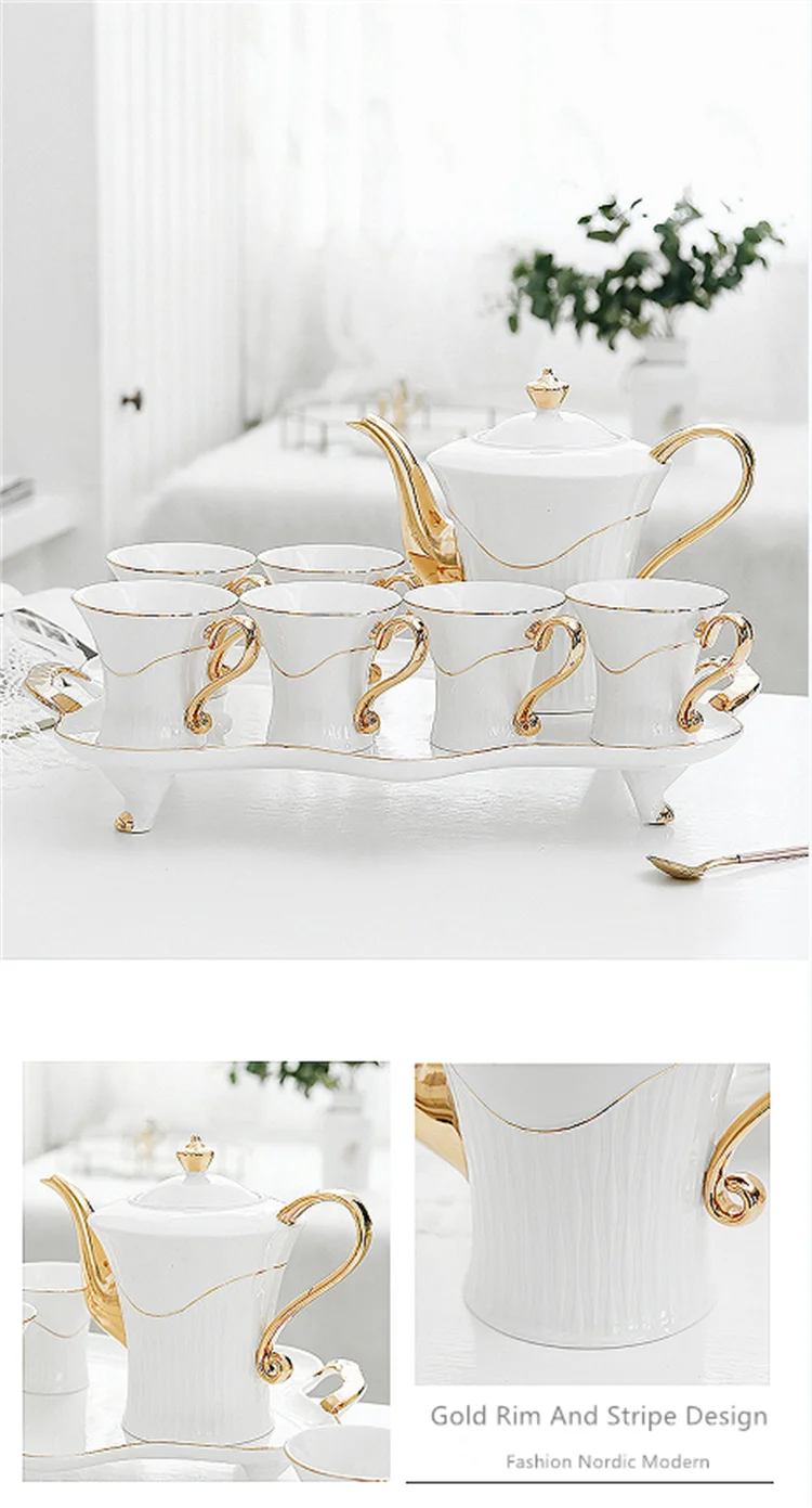 Luxury Ceramic Tea & Coffee Set - Perfect for Any Occasion