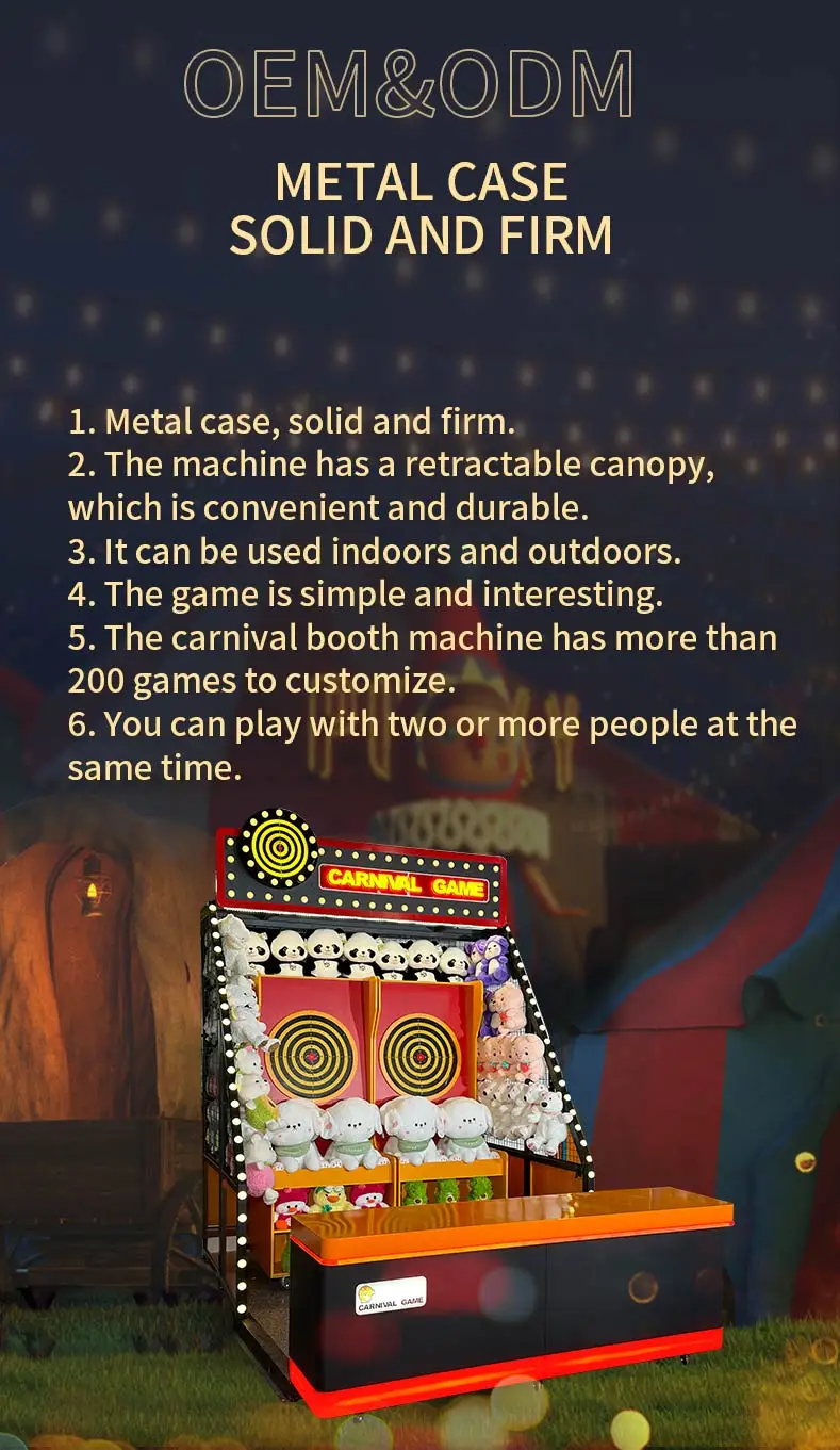 LTG Custom Carnival Dart Game Booth High Income Indoor Plastic Booth ...