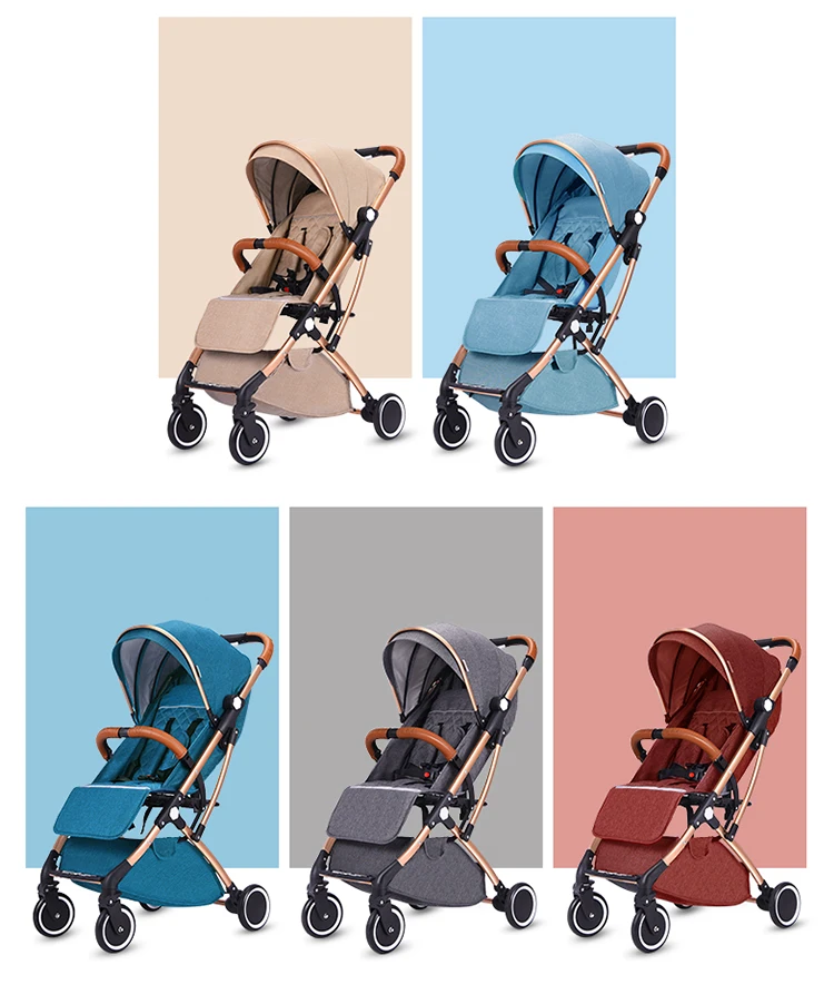 Baby Stroller Lightweight Folding Compact Travel Stroller For Airplane ...
