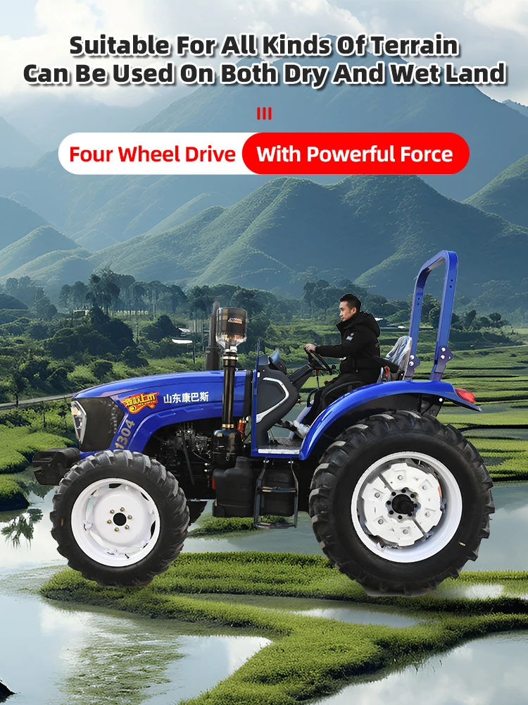 All Terrain Tractor Mini 4x4 Wheel Tractor Machine Used For Agriculture ...
