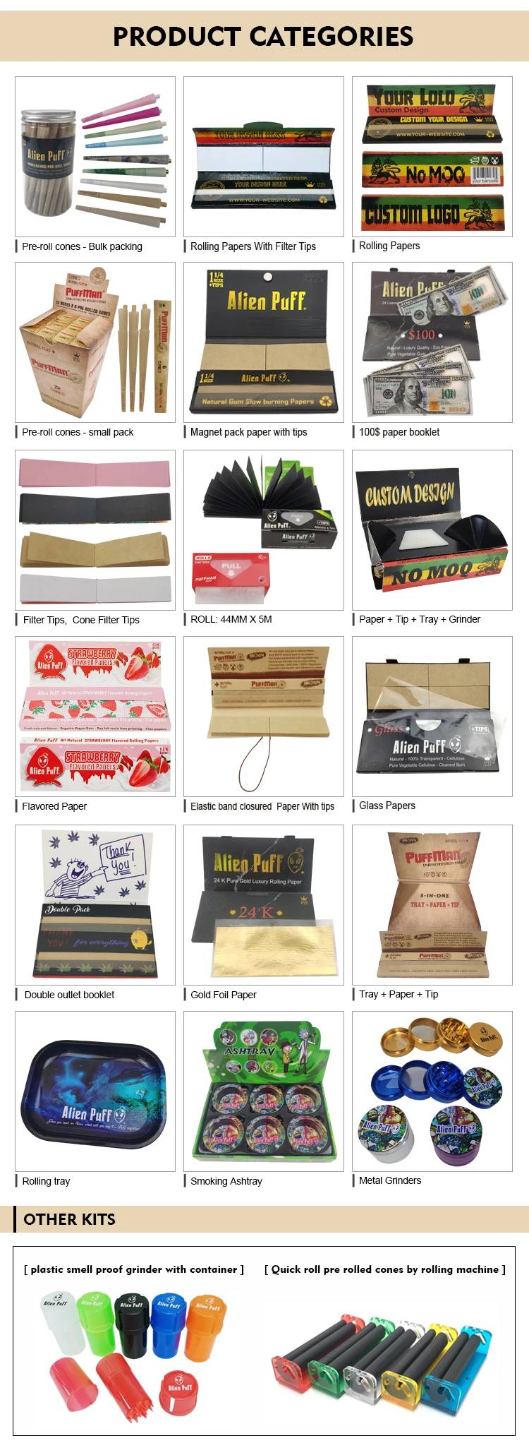 Custom Smoking Perforated Filter Roaches Crutch Cardboard Tip for ...