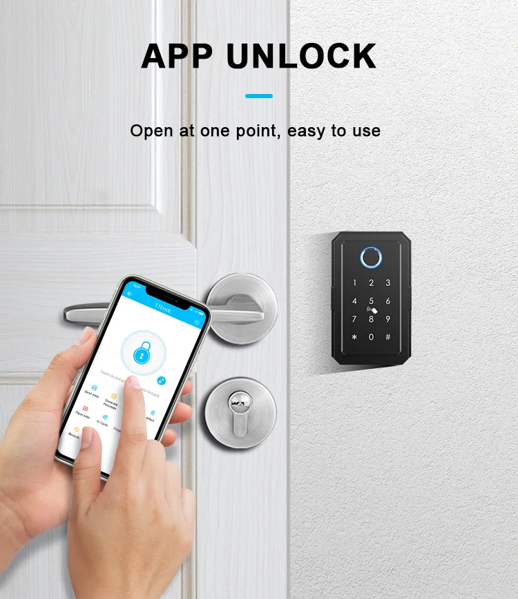 Outdoor Wall Mount Smart Key Safe Box - Secure & Convenient