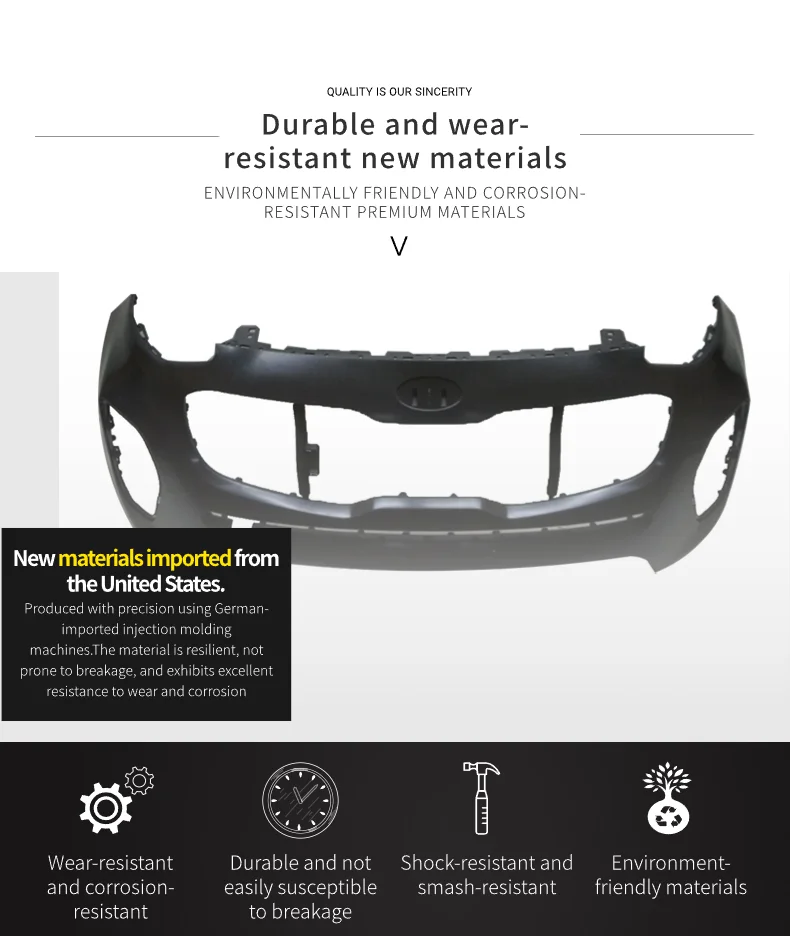 DAXIN Auto Parts Body Kit Car Bumper for KIA SPORTAGE 2016 86511-F1000 ...