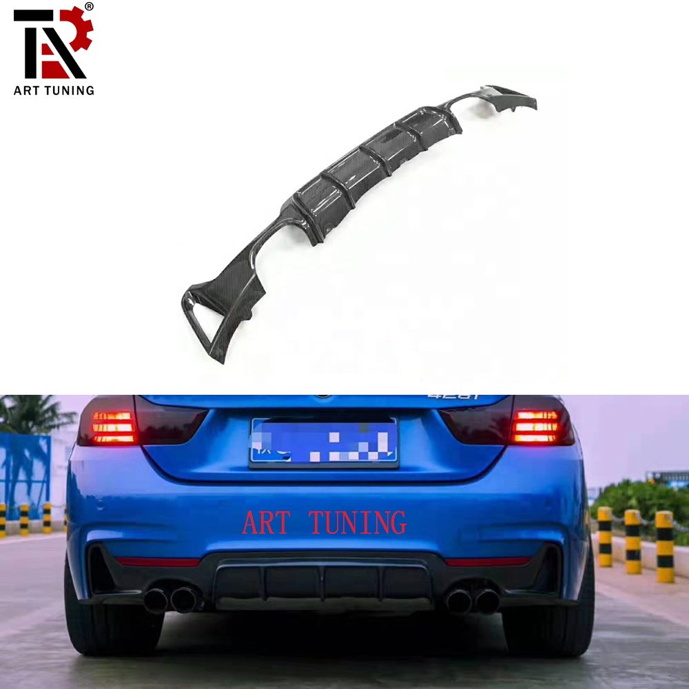 Mp Style Carbon Fiber Rear Diffuser For Bmw 4 Series F32 F33 F36 M ...