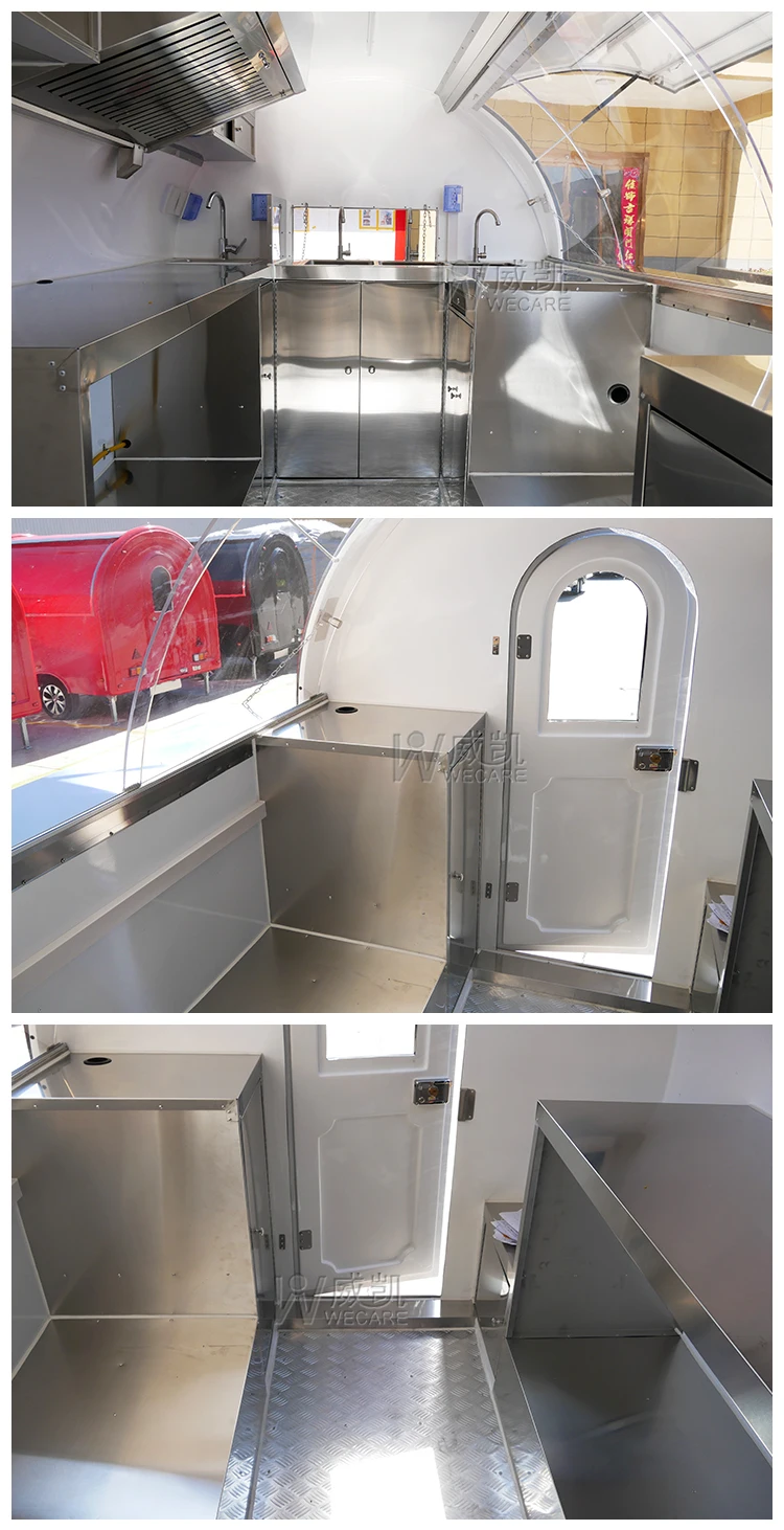 WECARE Remorque Comida Food Truck Fried Chicken Lunch Food Trailers ...