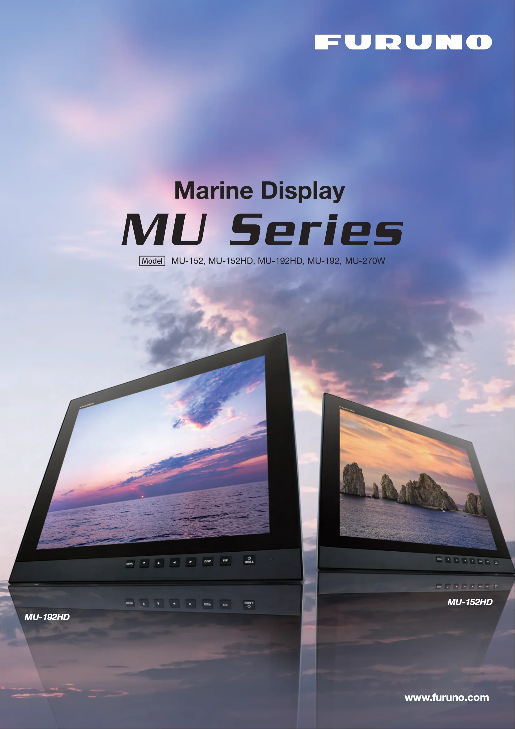 Furuno MU-190 Marine Display - Versatile 19" Multi-Purpose Screen