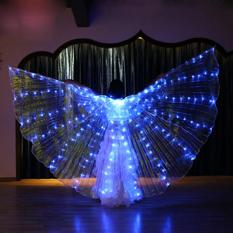 Belly Dance Led Isis Wings Adult Costume Butterfly Wings With Stick ...