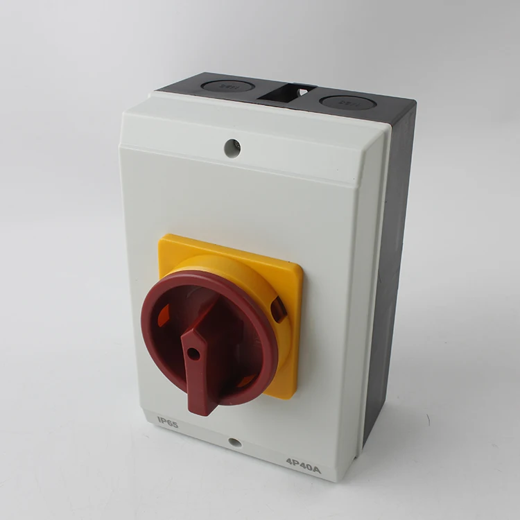 AC 4 Pole Electrical Main 40A Isolator Switch - Smart, Safe, and Reliable