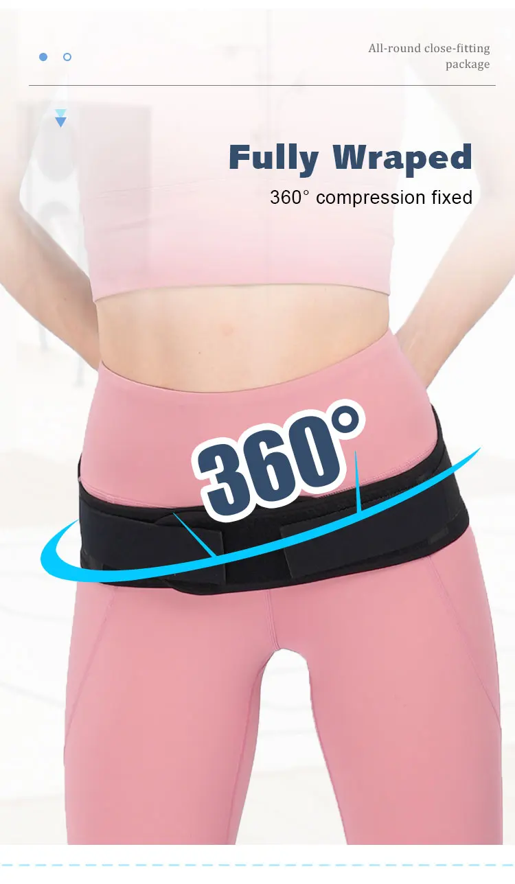 Custom Logo Adjustable Sciatica Pelvis Lumbar Pain Relief Belt Lower ...