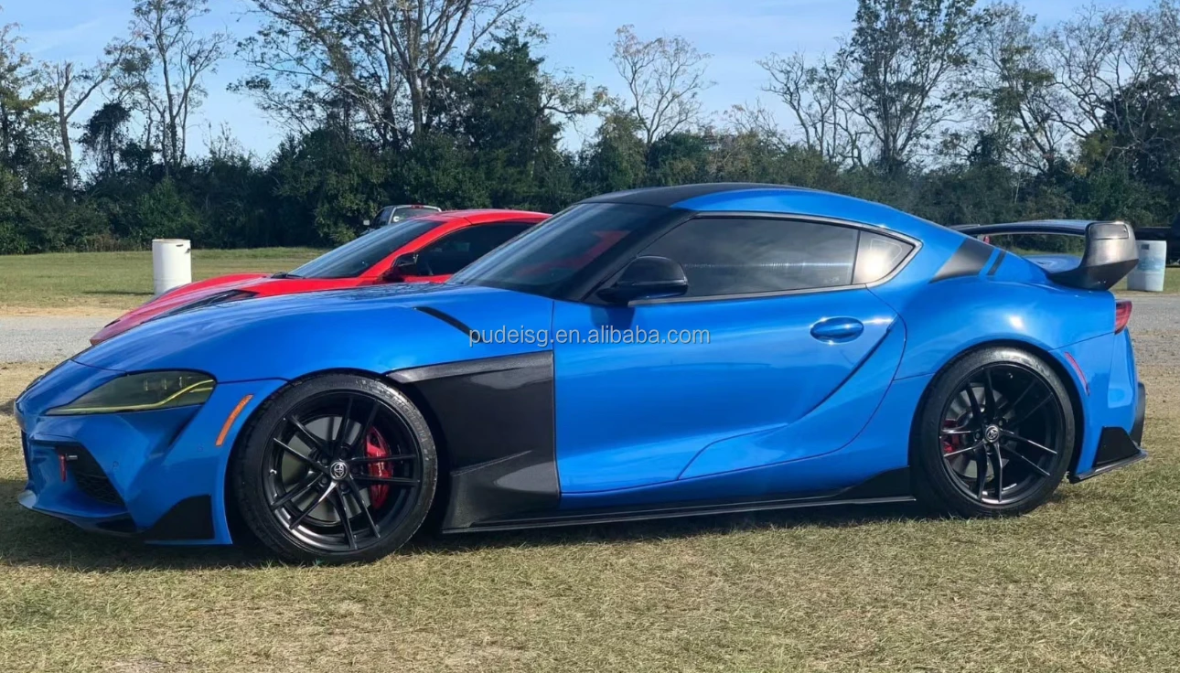 Dry Carbon Fiber & FRP CF Side Fender for Toyota GR Supra