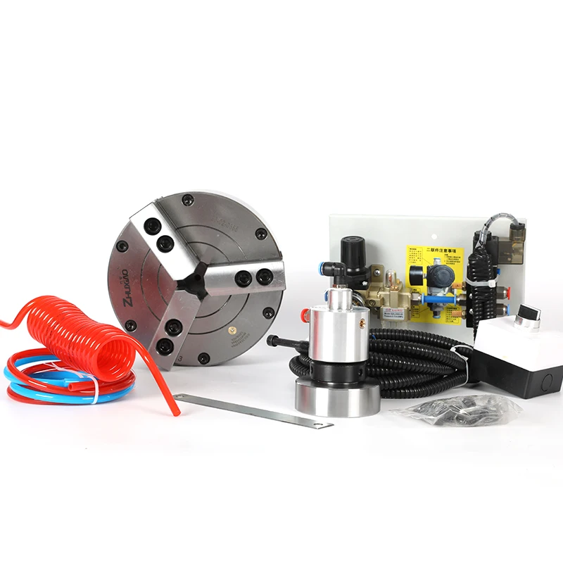 8 Inch 212mm Soild Pneumatic Chuck Xs200-3 Power Chuck For Air Cnc ...