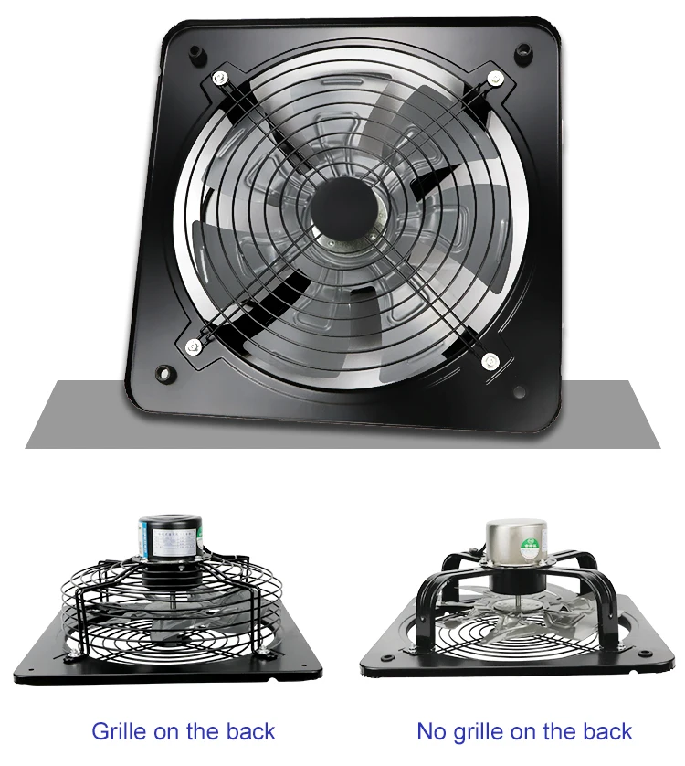 Vanjine 380v 220v Square Axial Fan Kitchen Exhaust Fan Industrial ...
