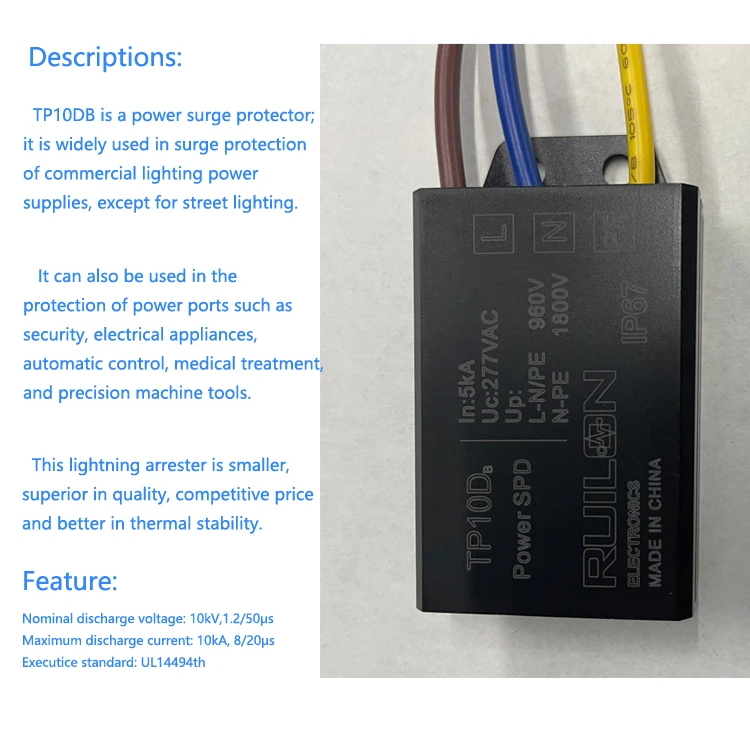Surge Protective Module Led Driver Surge Protection Device Street Light ...