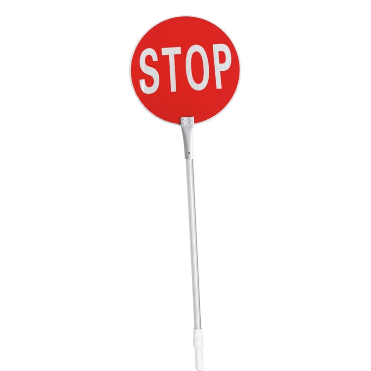 School Crossing Patrol Reflective Stop Signs by Optraffic