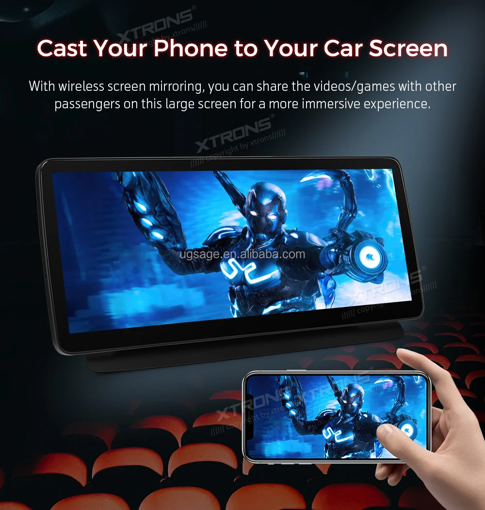 XTRONS 12.3" Car Screen for Mercedes Benz W218 C218 2014-2017