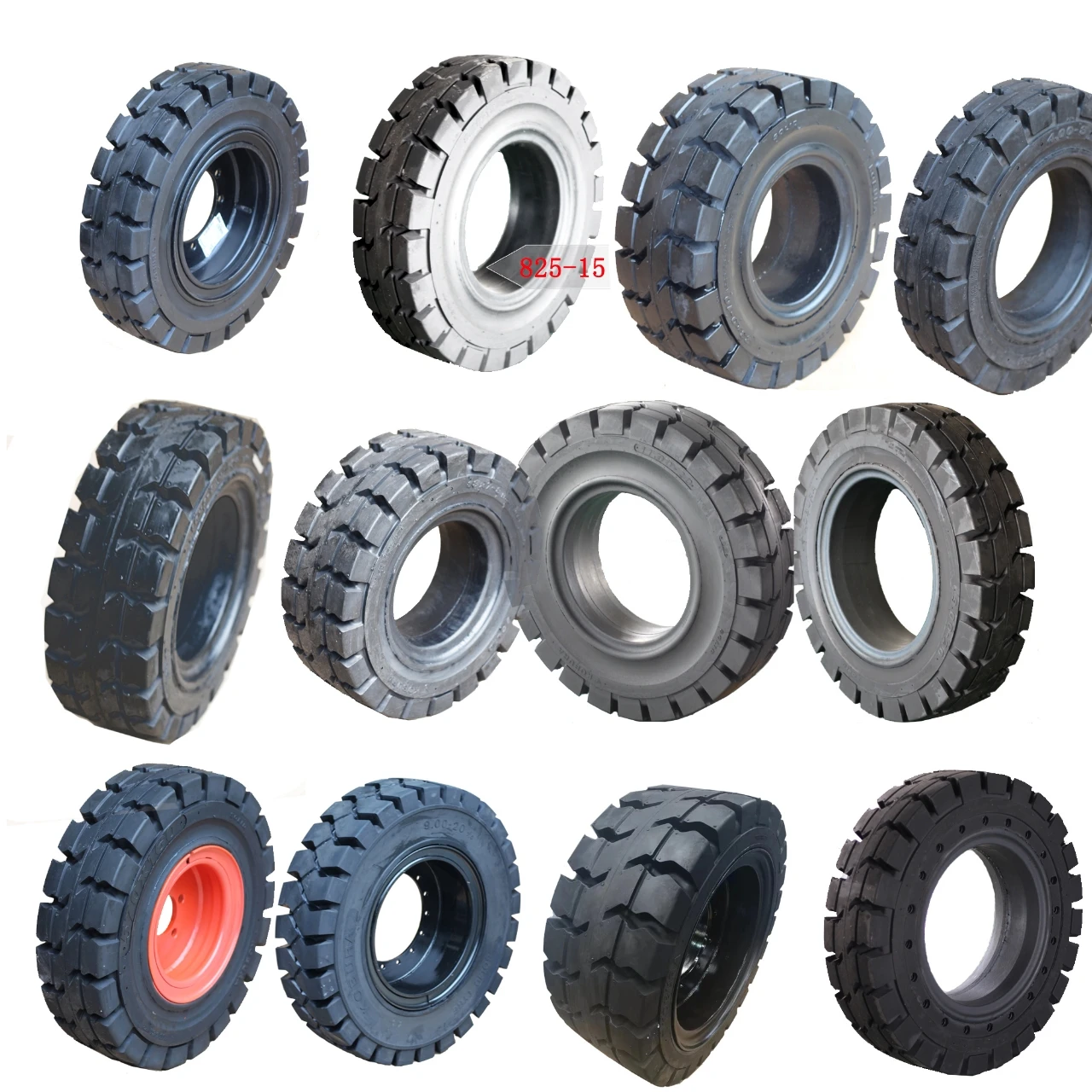 Puncture Proof Forklift Solid Rubber Tires - Durable & Reliable