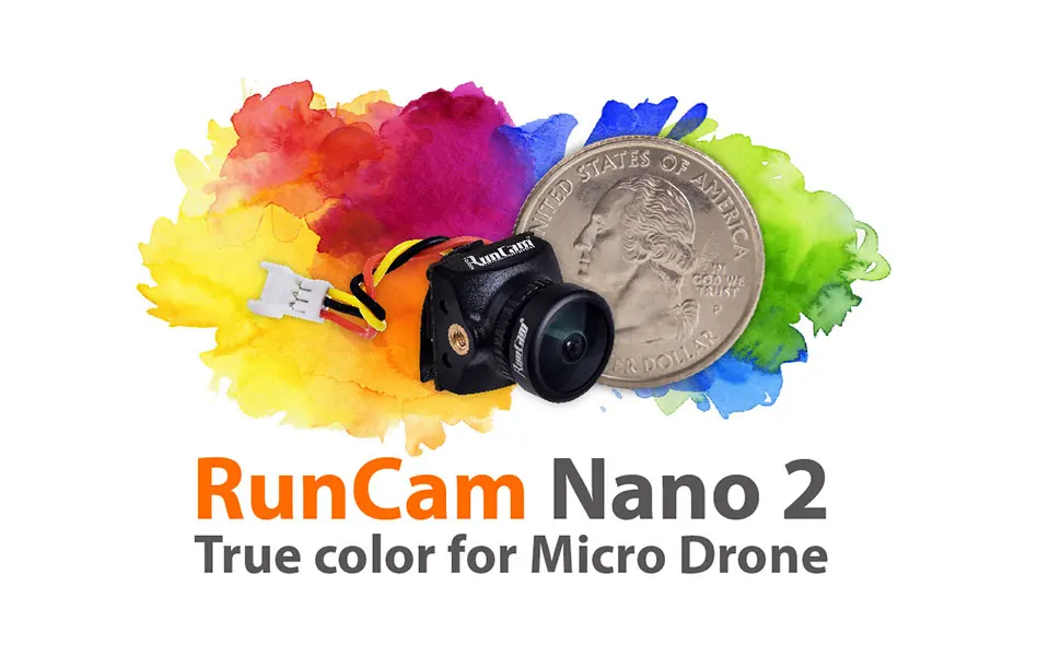 RunCam Nano 2 FPV Camera 2.1mm(M8) FOV 155 /1.8mm (M8) FOV 170 700TVL ...
