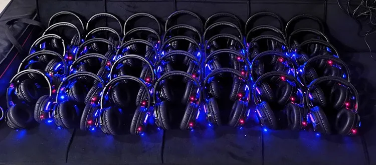 Dasen Silent Disco Wireless Headphones - High-Quality Audio