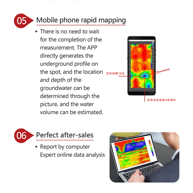 300m Aidu 3d Automatic Graph Golden Rod Ground Water Detector ...