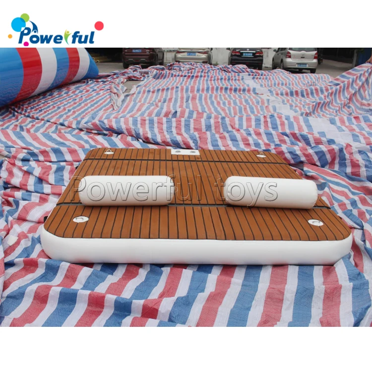 EVA Non-Slip Inflatable Floating Dock - 6 Person Capacity