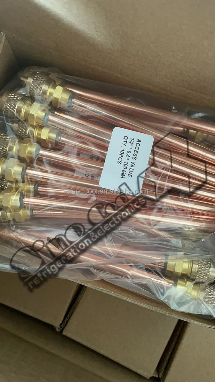 1/4 Copper Pin Valve for Air Conditioner - Reliable & Durable