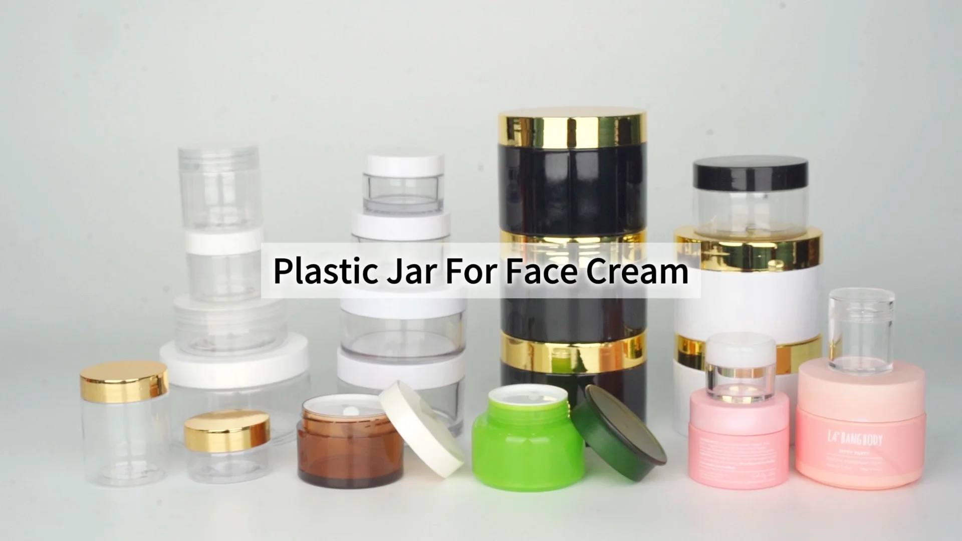 Custom Customize Logo Matte Clear Pet Cream Jars 100g 120g 150g 200g ...