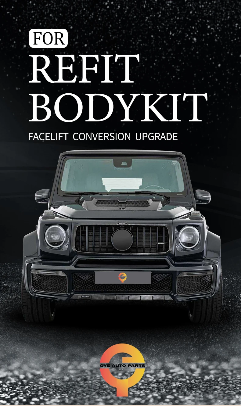 MERCEDES G CLASS CAR BUMPER Facelift G500 W463 UPGRADE to W464 BBS BODY ...