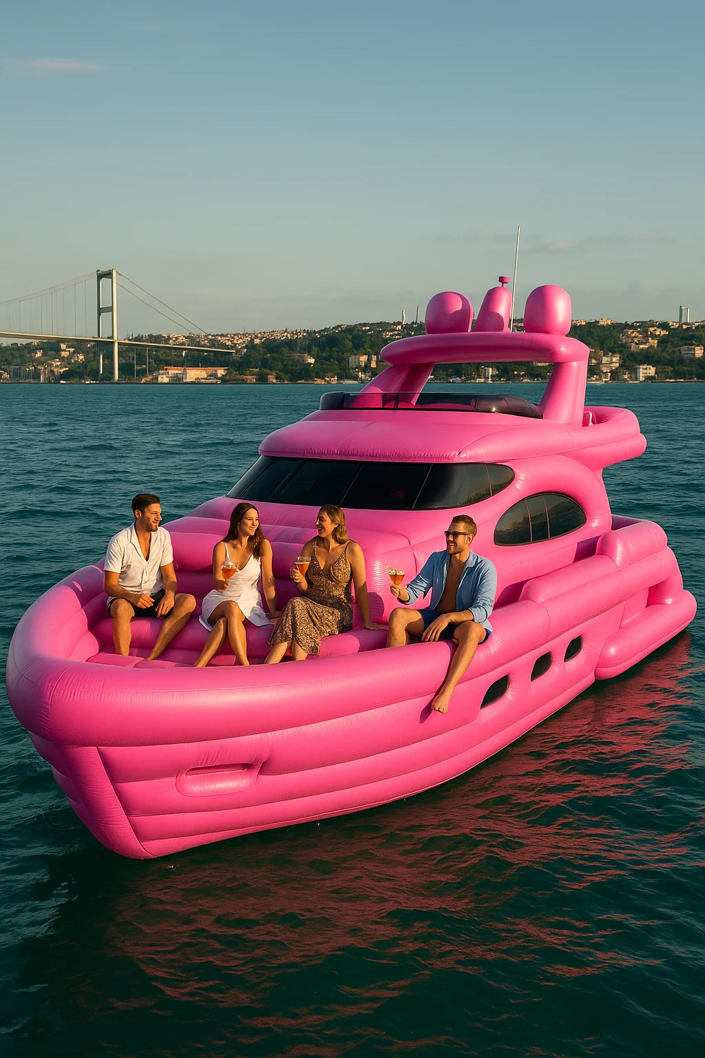 New Arrival Giant Multi-Person Inflatable Yacht Boat for Water ...